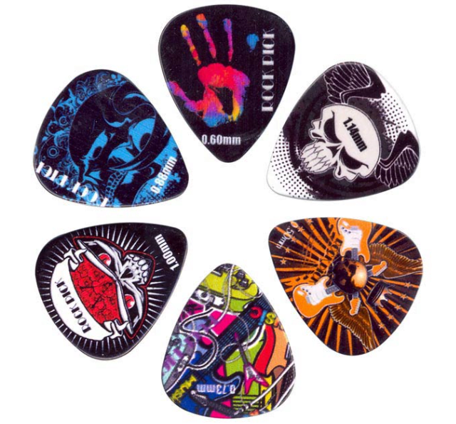 Plectrum Set Skull